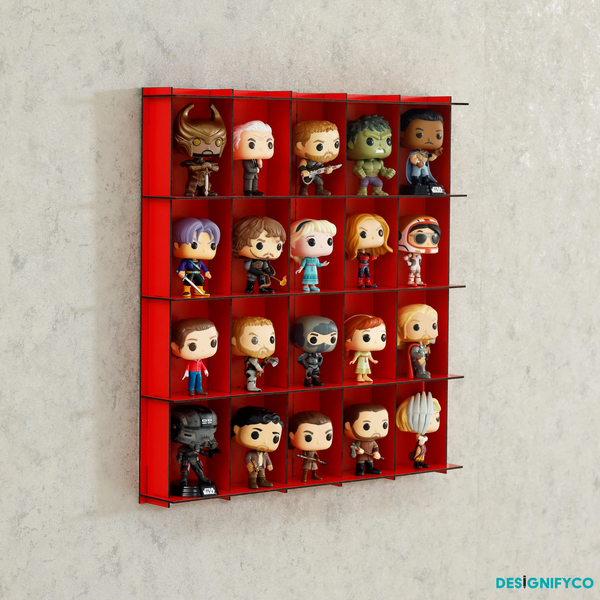 RED Funko Pop Display Case – Designifyco
