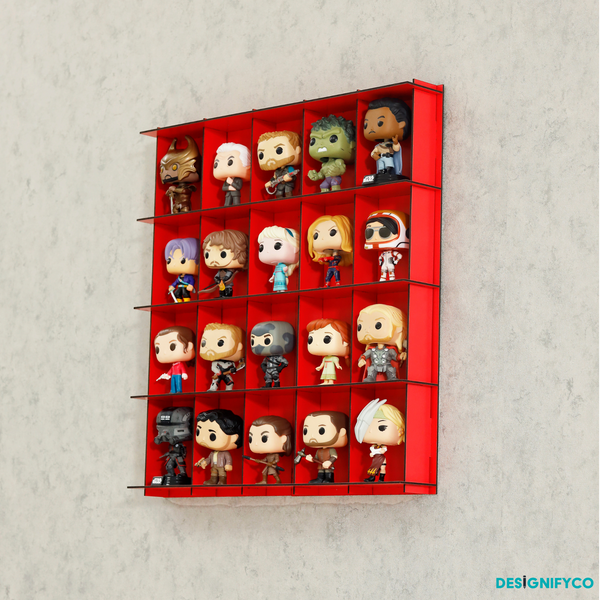 RED Funko Pop Display Case – Designifyco