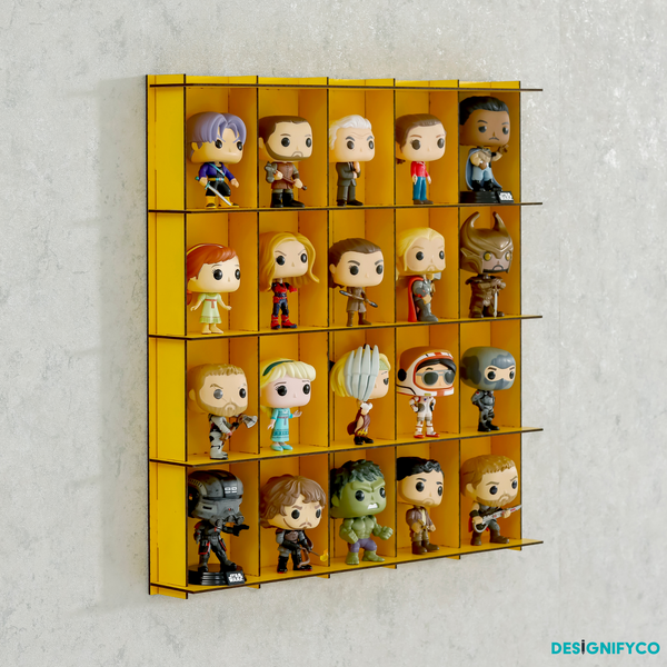 YELLOW Funko Pop Display Case – Designifyco