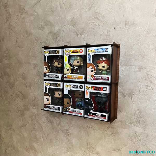 WALNUT Funko Pop Box Display Case – Designifyco