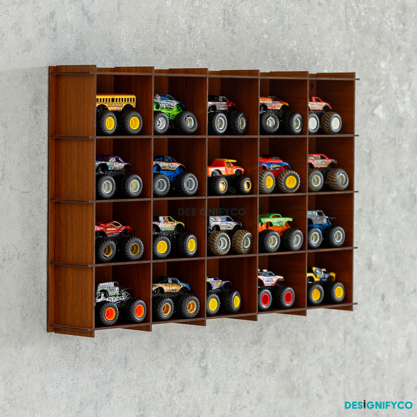WALNUT Monster Car Display Case – Designifyco