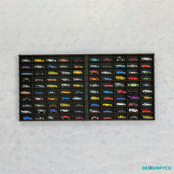 BLACK Toy Car Display Case – Designifyco
